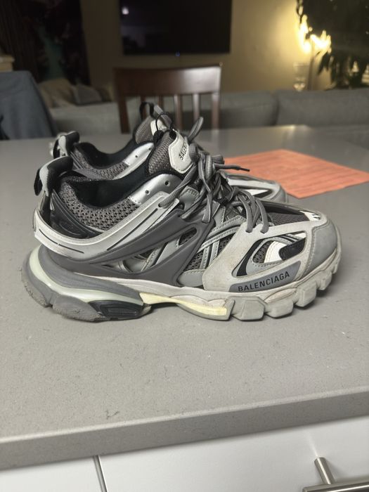 Balenciaga Balenciaga Track LED GREY/BLACK/WHITE | Grailed