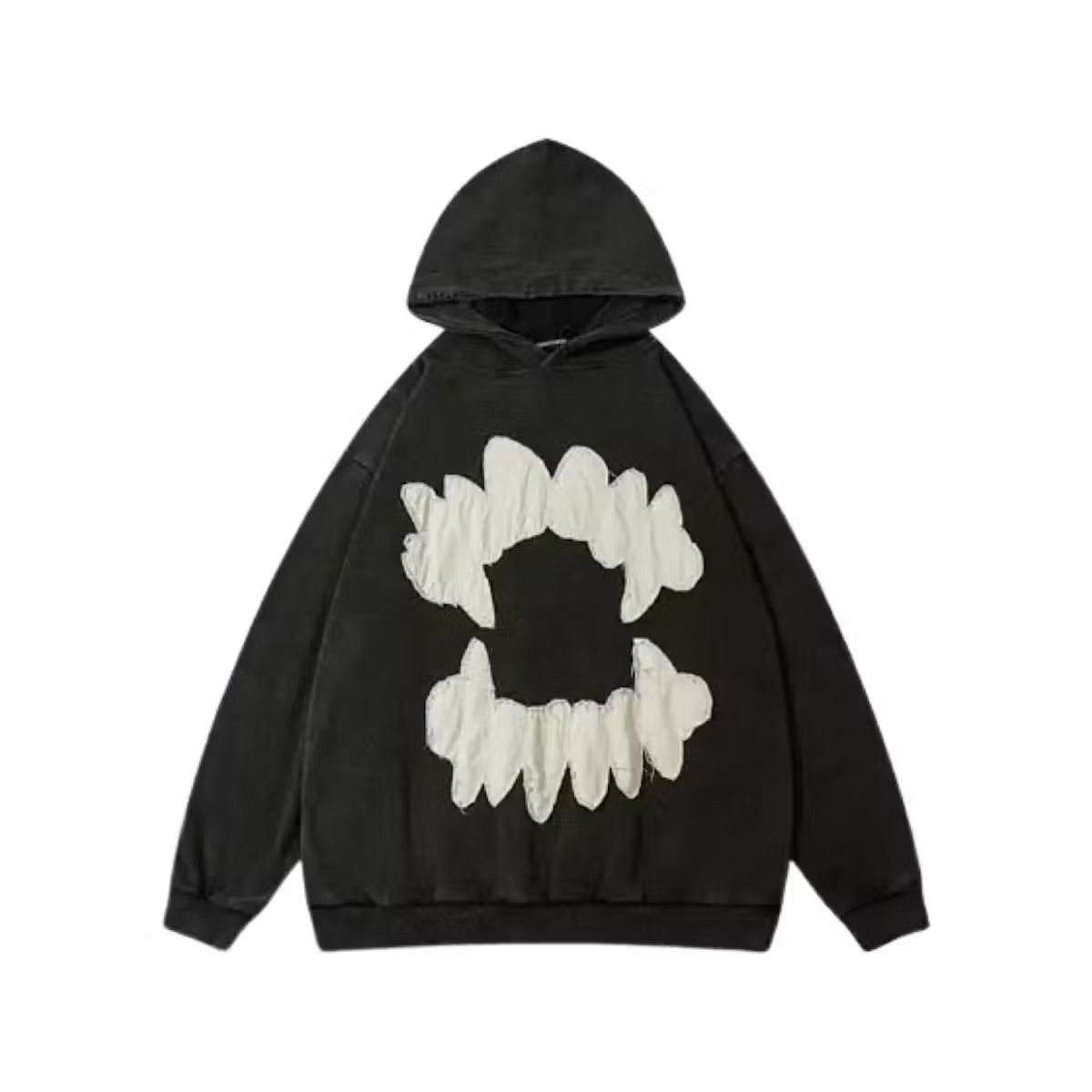 Custom Punk Y2K Vamp Patchwork Hoodie | Grailed