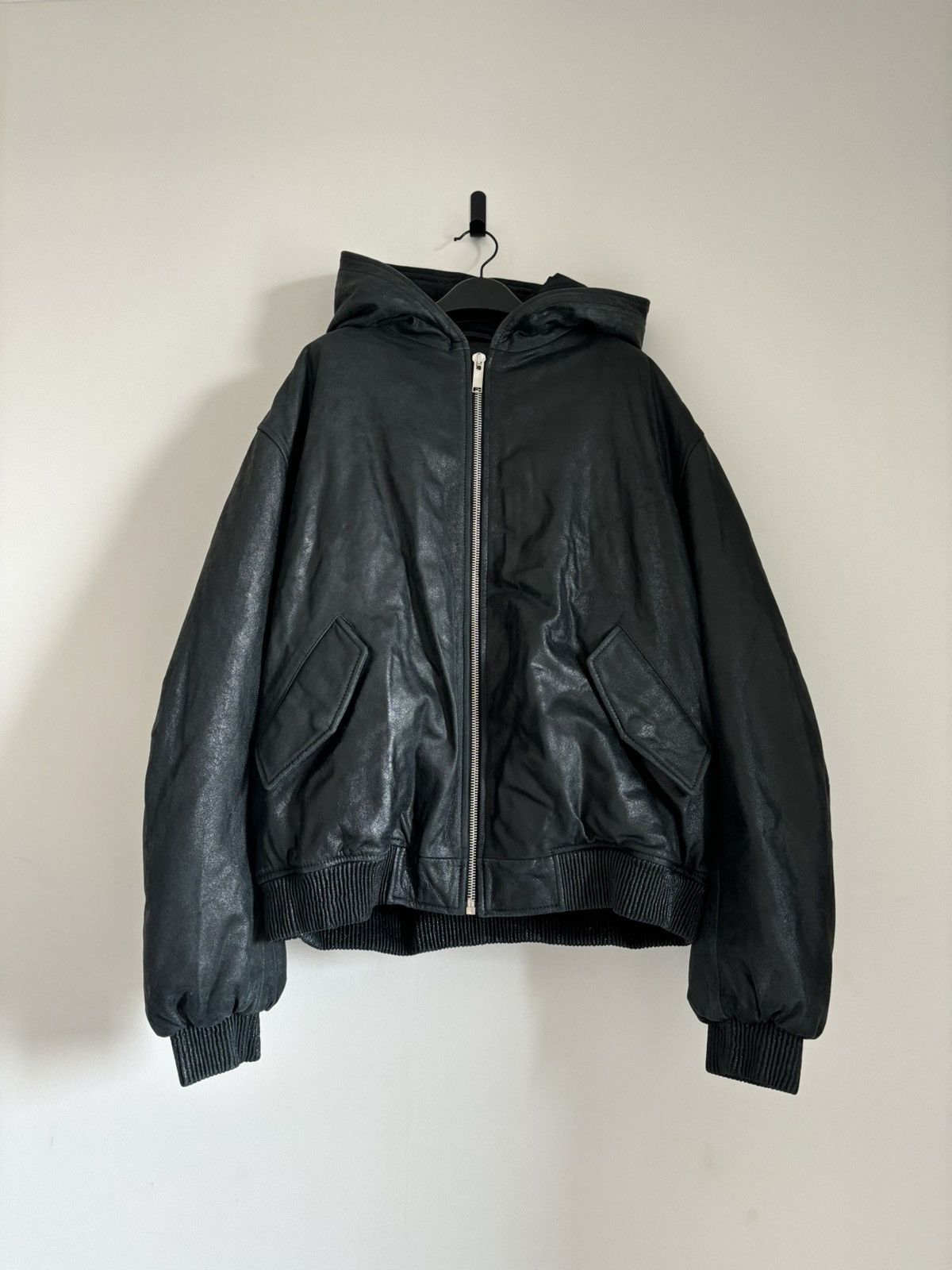 424 On Fairfax 424 leather bomber | Grailed
