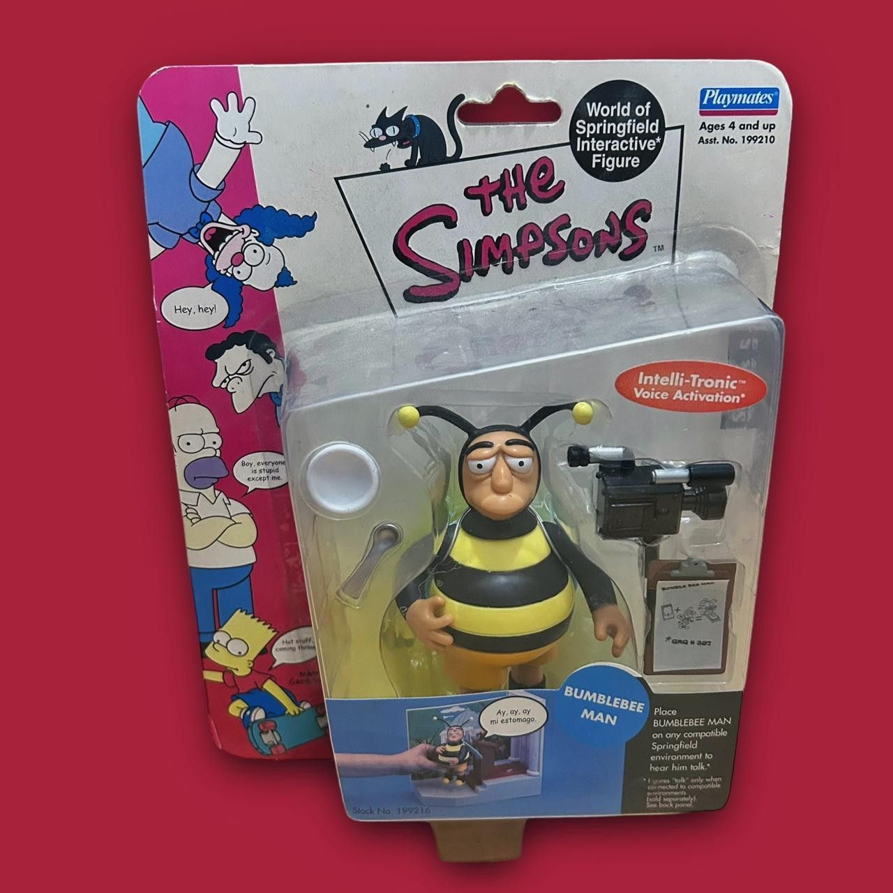 Other Vintage 2001 The Simpsons Bumblebee Man Action Figure | Grailed