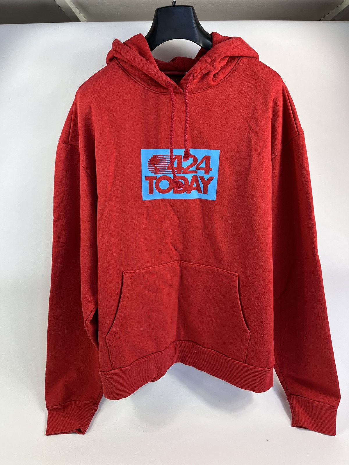 424 On Fairfax LOGO PRINT OVERSIZED HOODIE | Grailed