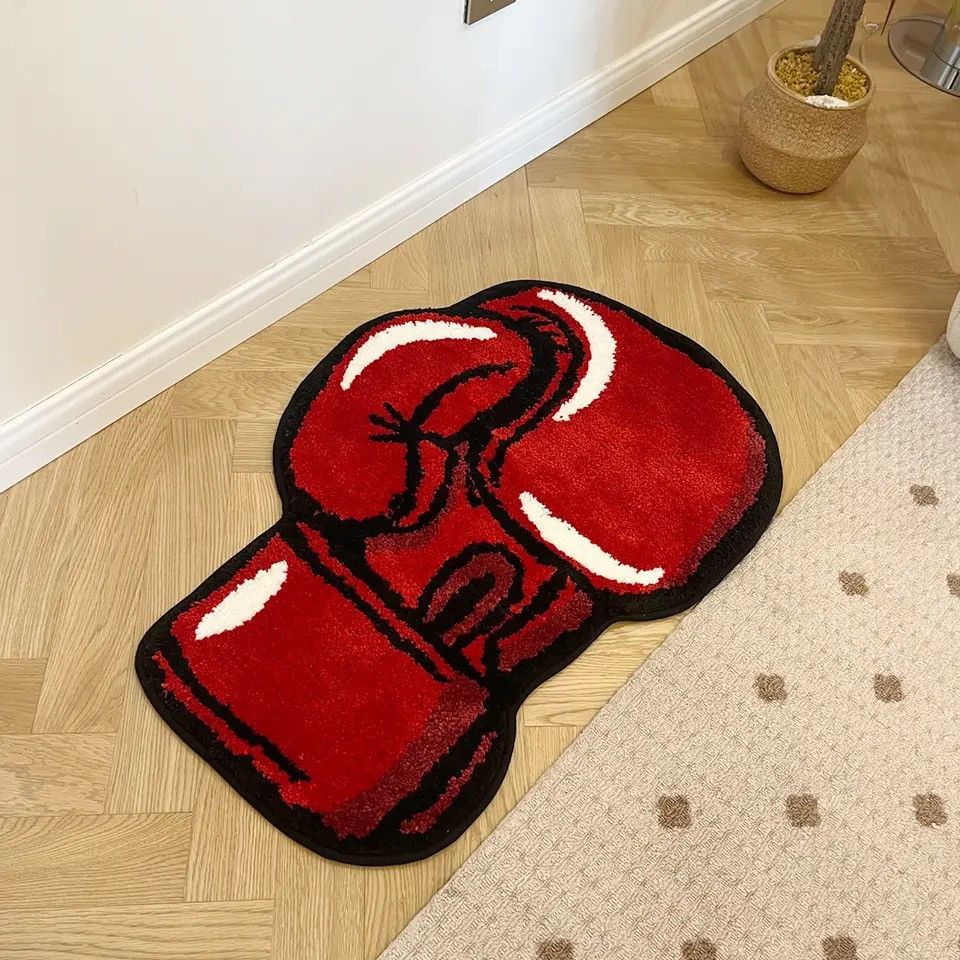 Carpet × Custom × Handmade Boxing Gloves Tufted Rug | Grailed