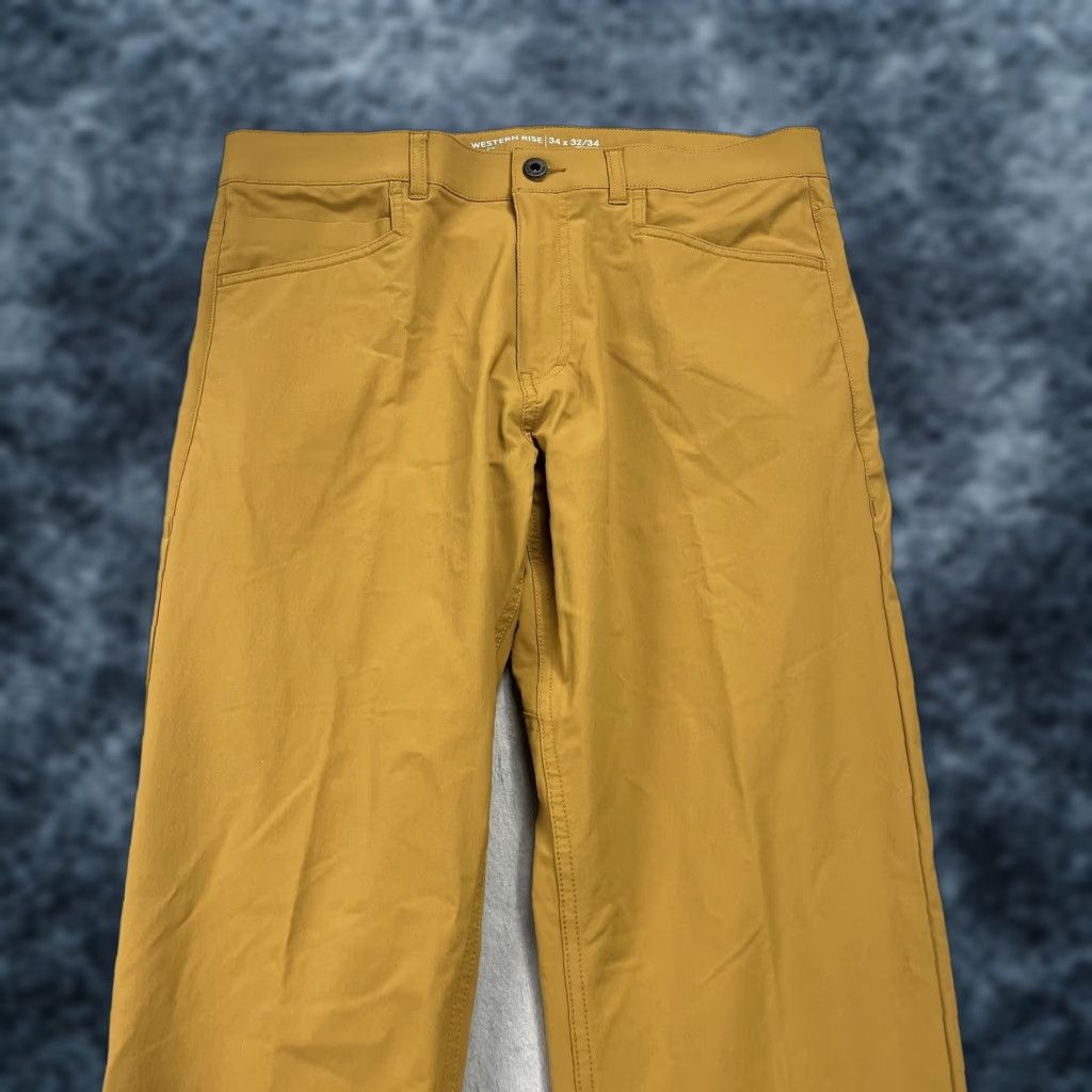 Vintage Western Rise Evolution Pant Mens 34x32 Brown Slim Fit Travel ...