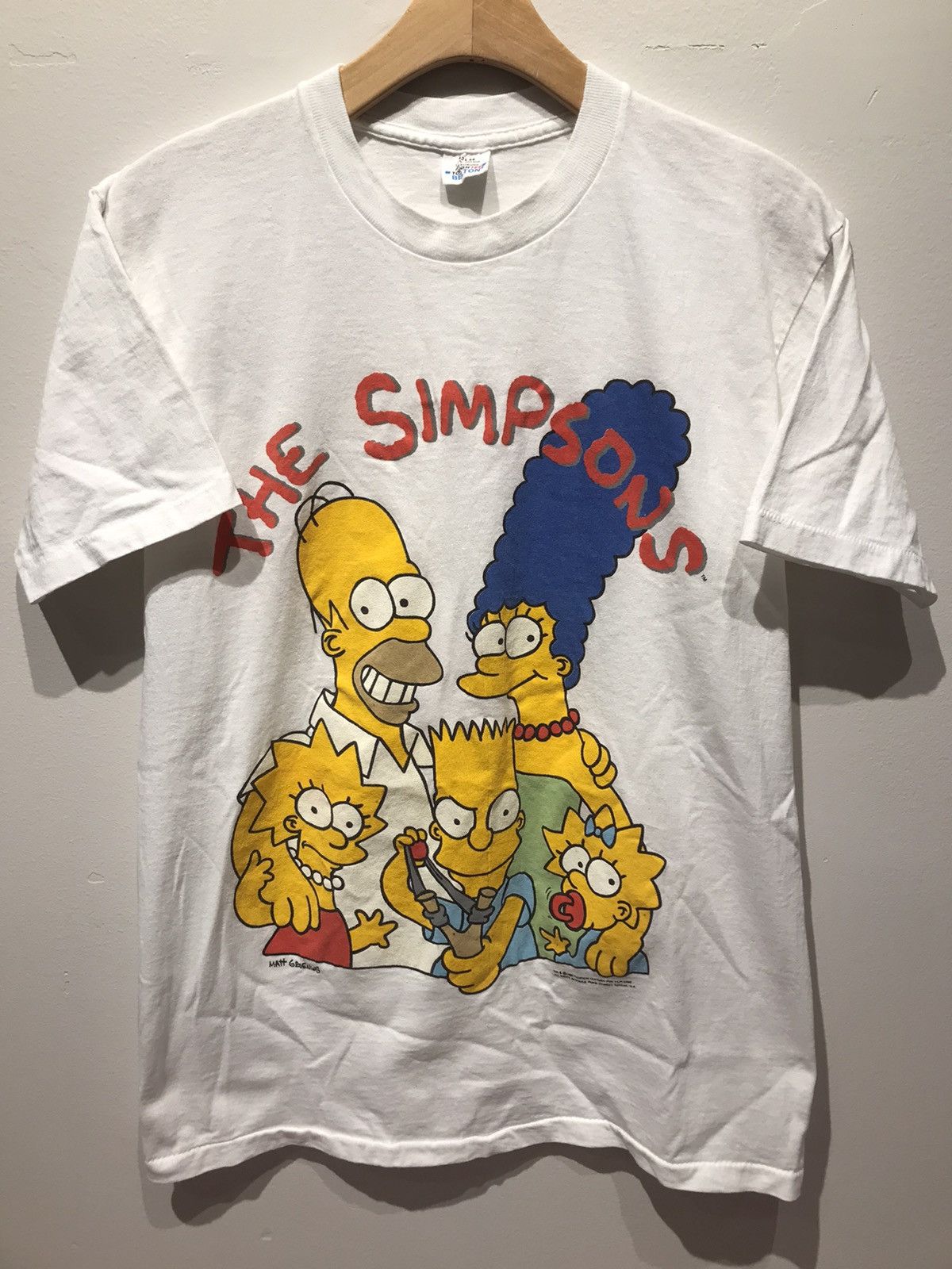 Comics × The Simpsons × Vintage 1989 vintage retro single stitch ...