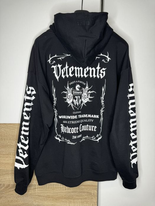 Vetements Vetements Hardcore Couture Hoodie Size S Oversize | Grailed