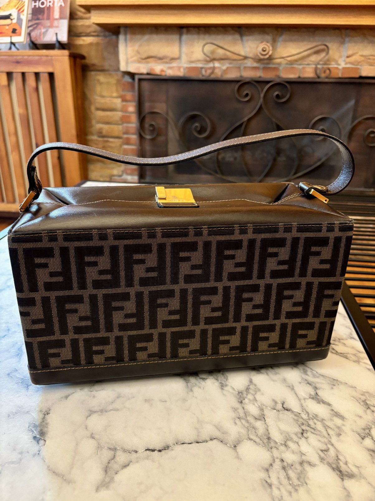 Fendi × Vintage Ultra rare vintage Fendi Bauletto trunk bag | Grailed