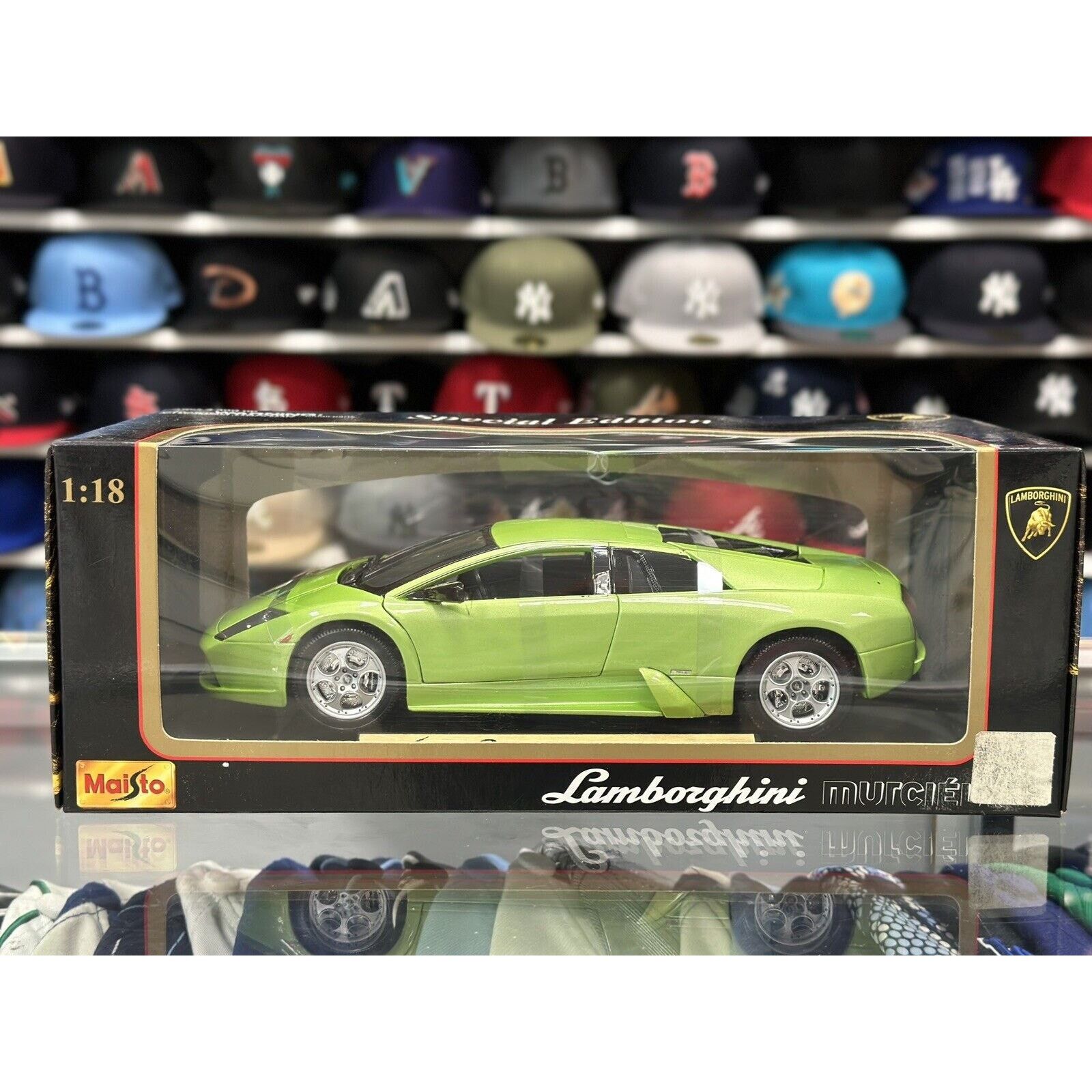 Lamborghini 1/18 Lamborghini Murcielago Lime Green | Vintage Diecast ...