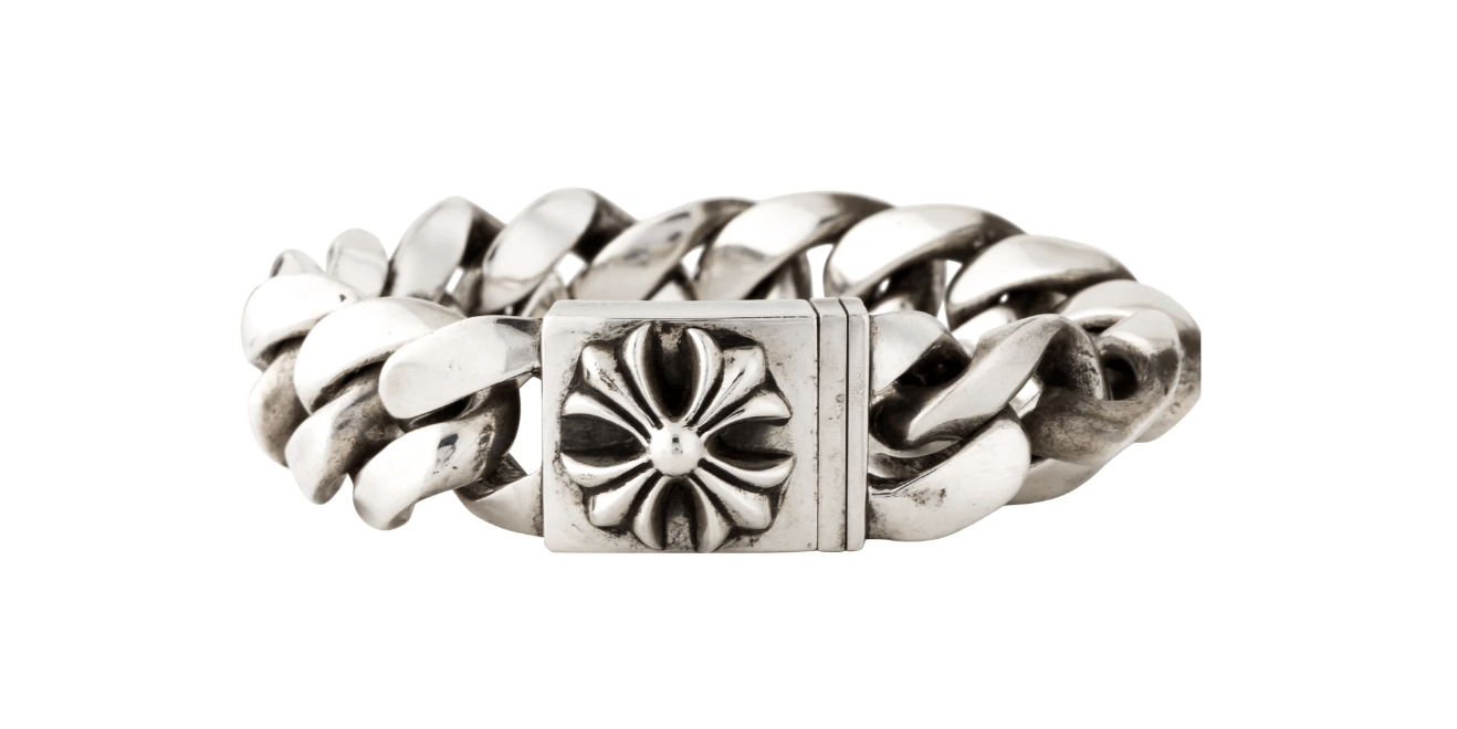 Chrome Hearts Maltese Cross Curb Chain Bracelet | Grailed