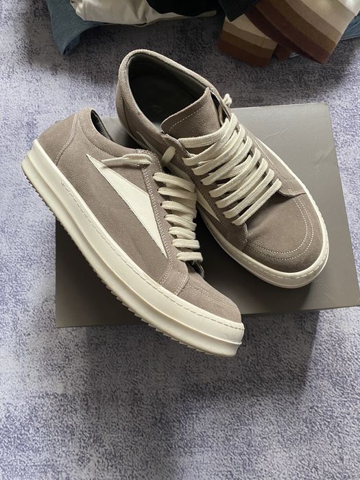 Rick Owens Rick Owens Low-Top Sneaker Suede “Vans” | Grailed