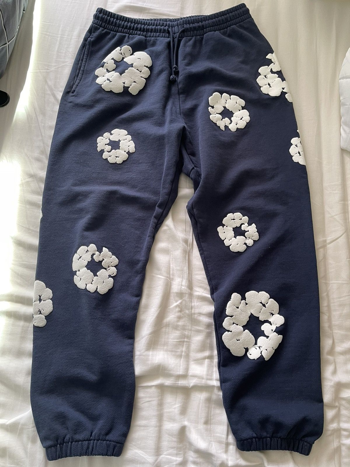 DENIM TEARS Denim Tears Navy Sweatpants | Grailed