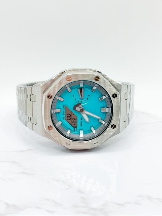 G Shock Custom Casioak GSHOCK Tiffany blue dial BRAND NEW | Grailed