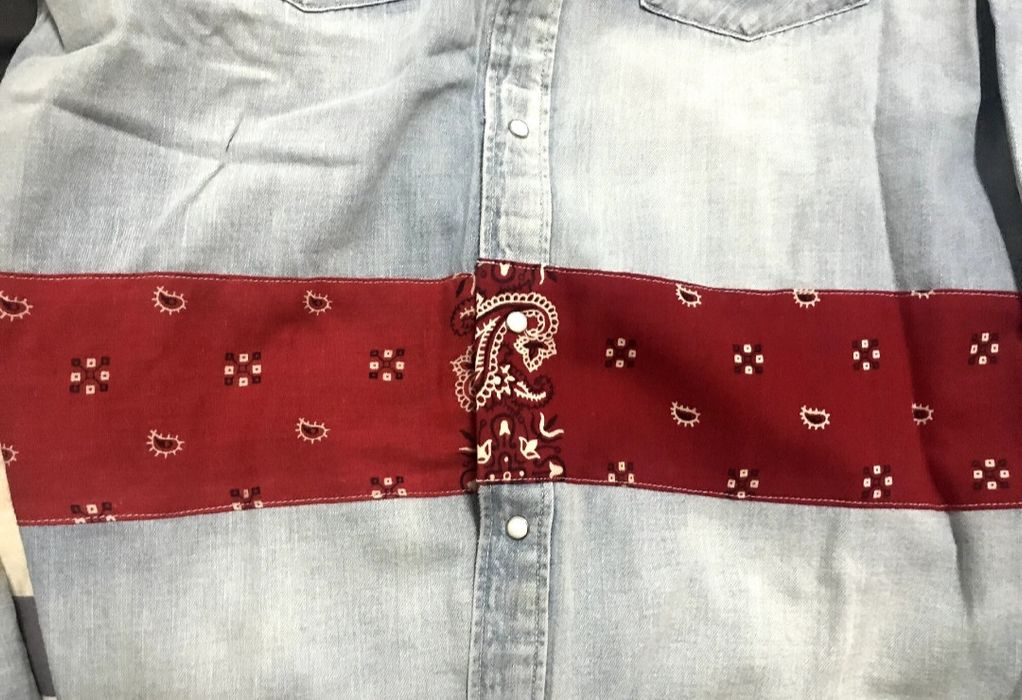 Visvim Visvim red bandana shirt | Grailed
