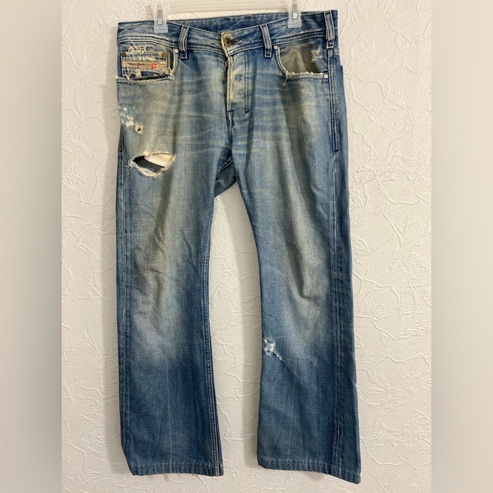 Diesel Diesel Zathan Jeans 31x32 Bootcut Button Fly Distressed Y2K ...