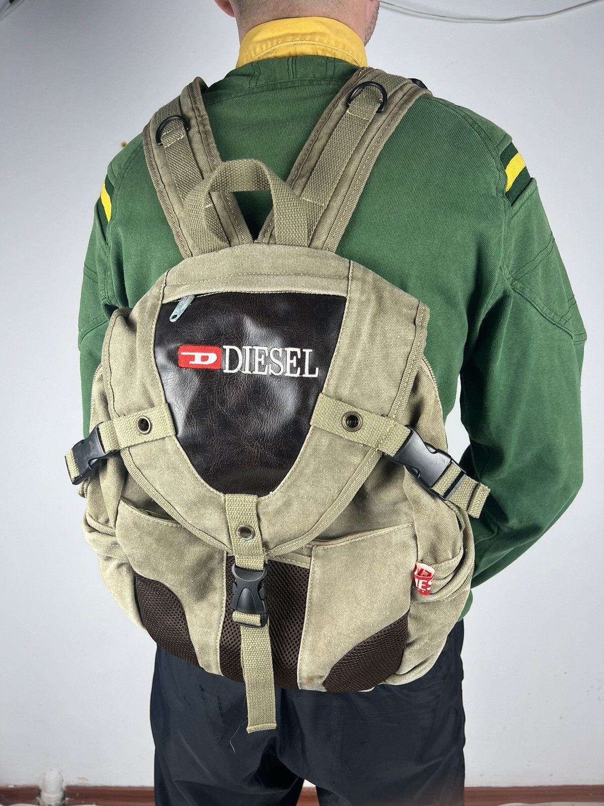 Diesel × Streetwear × Vintage Vintage Diesel Backpack Bag Y 2K 1990s ...