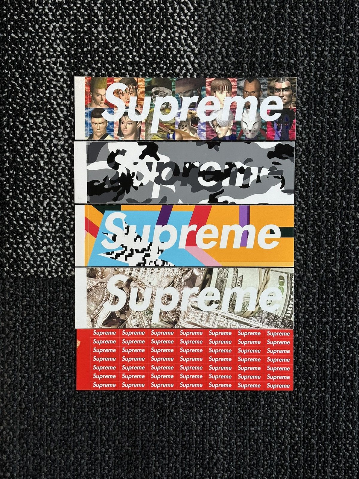 Supreme 5x Supreme Box Logo Stickers Lot | Grailed