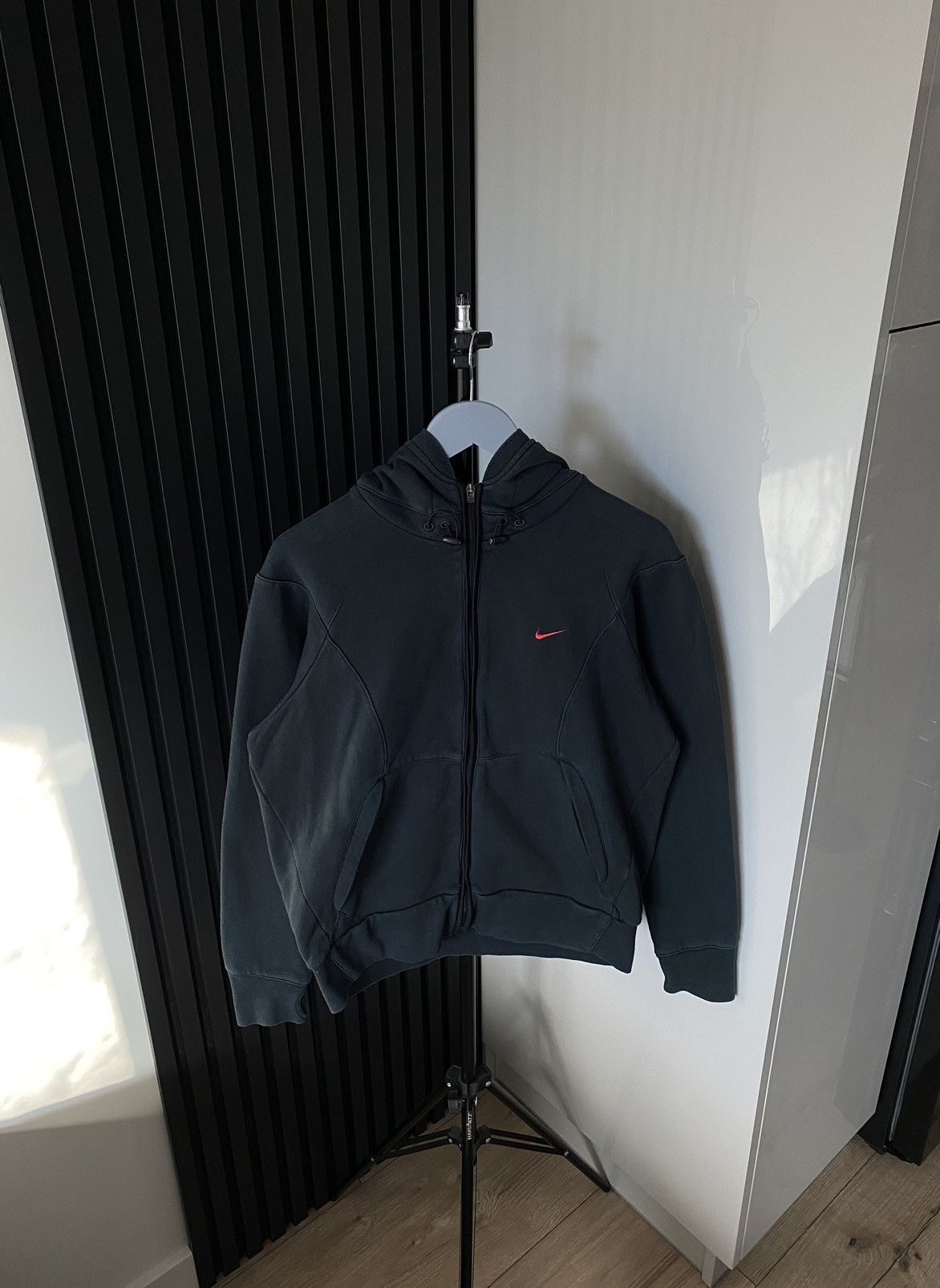 Nike NIKE SHOX BOXY DRILL Y2K VINTAGE NINJA MASK ZIP HOODIE | Grailed