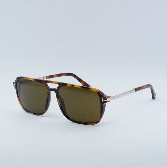 Tom Ford NEW TOM FORD CROSBY FT0910 53J HAVANA/BROWN SUNGLASSES | Grailed