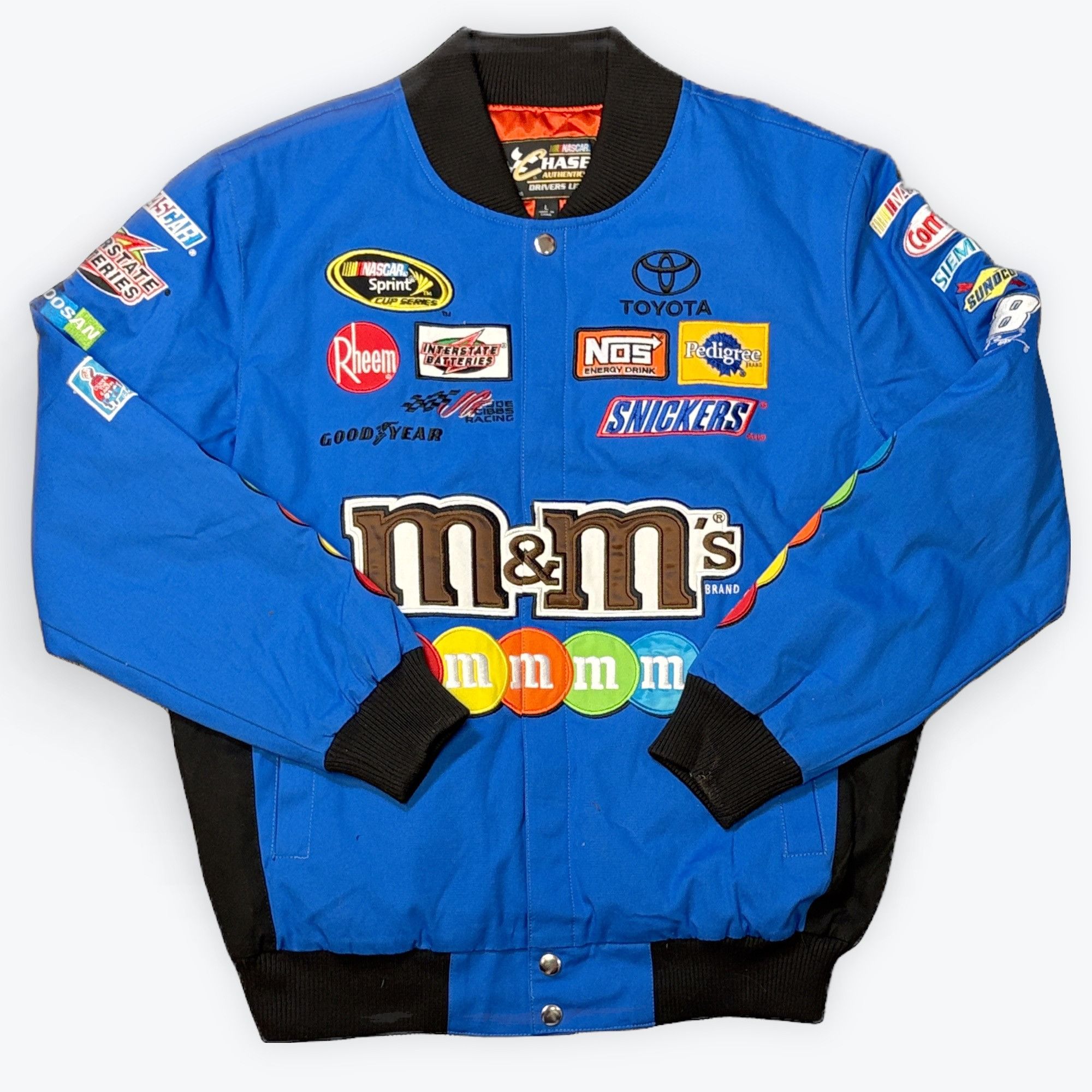 NASCAR L - Nascar M&M Blue Racing Jacket | Grailed
