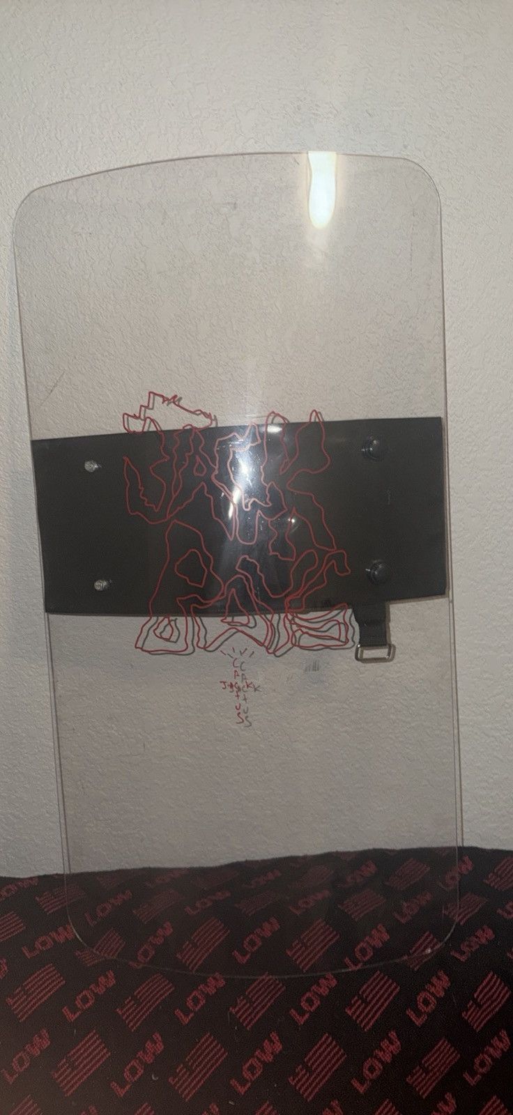 Travis Scott Travis Scott x JackBoys Riot Shield — Display Piece | Grailed