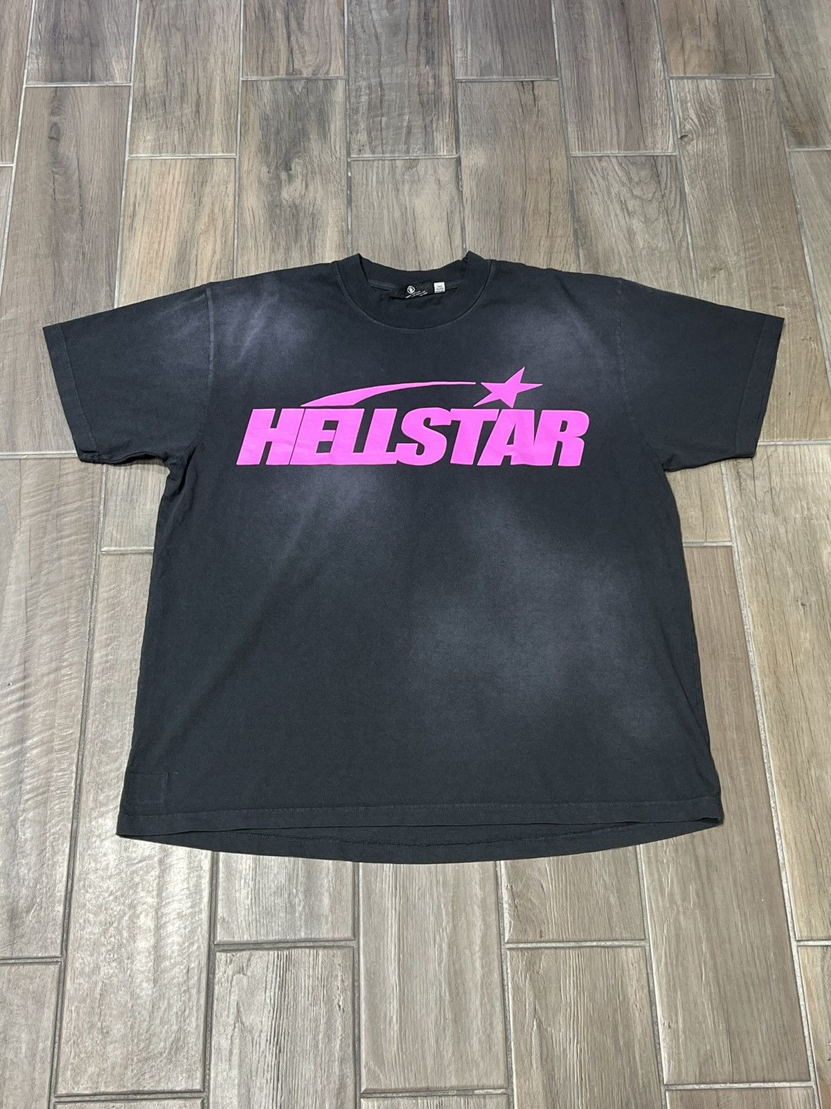HELLSTAR HELLSTAR “PINK GEL LOGO” TSHIRT - SIZE XL | Grailed