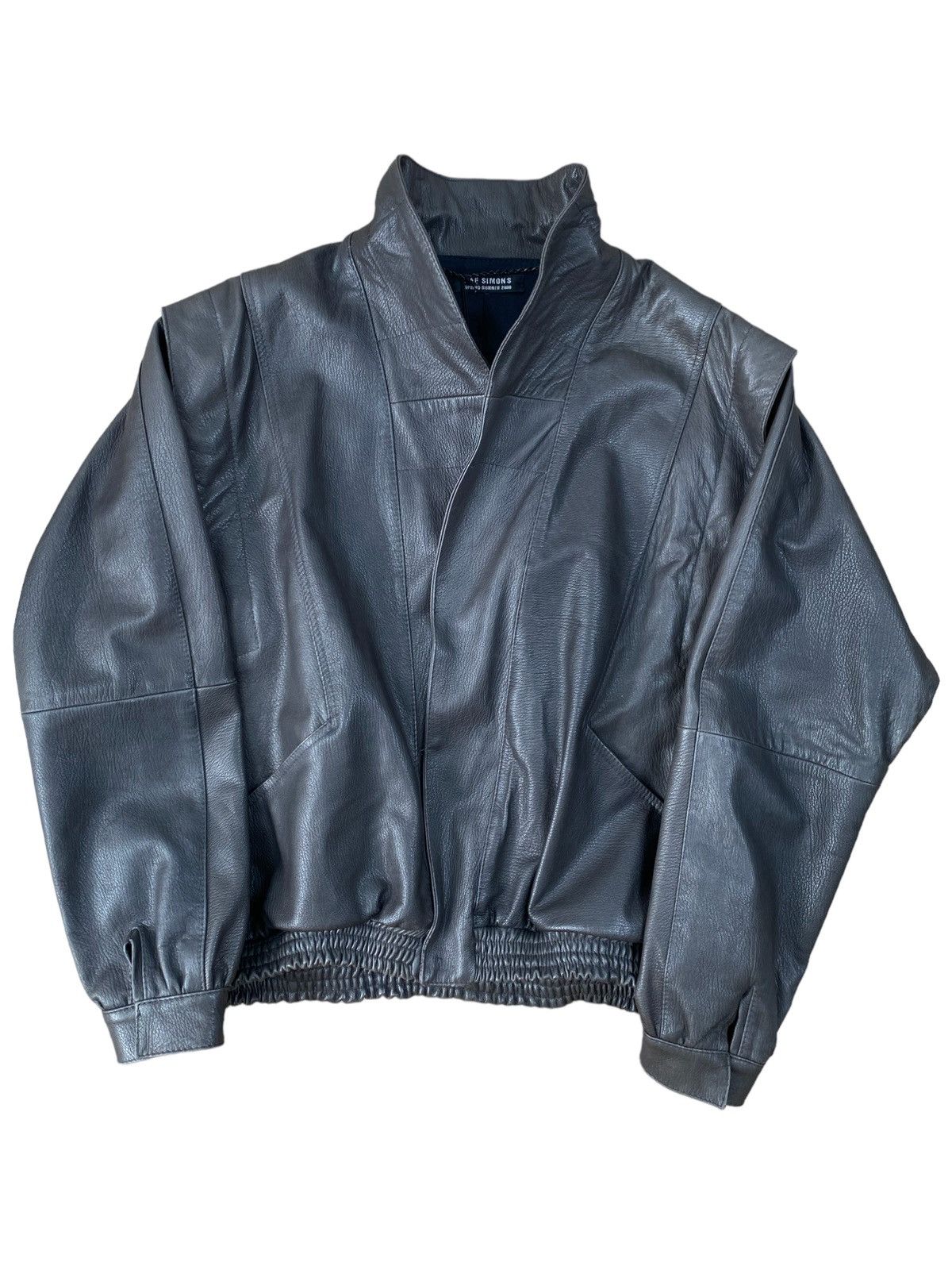 Raf Simons Raf simons SS00 Summa Cum Laude Leather Jacket | Grailed
