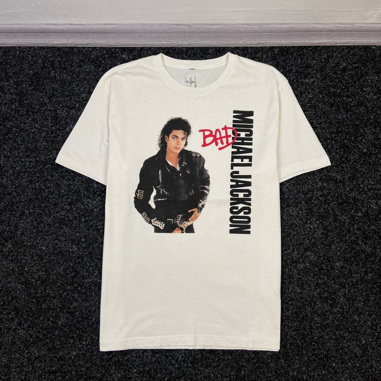 Band Tees × Michael Jackson × Vintage Michael Jackson Vintage Face Logo King Of Pop T-Shirt ...