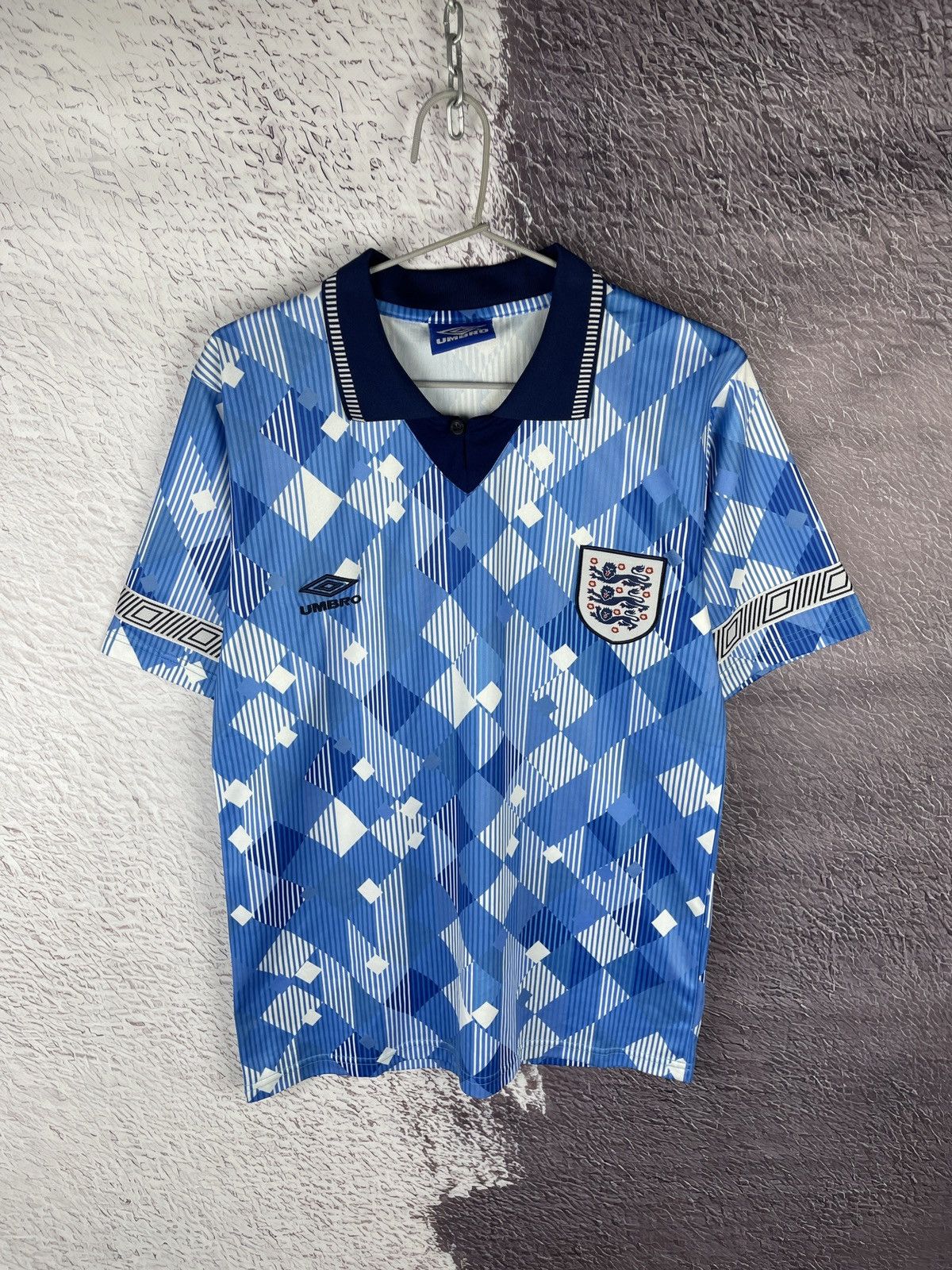 Soccer Jersey × Umbro × Vintage Umbro England 1990 1992 retro replica ...