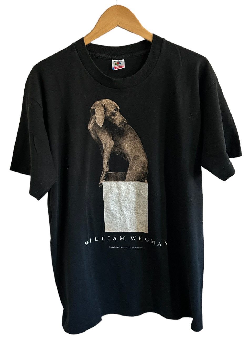 Art × Vintage Vintage William Wegman Dog Shirt 1987 | Grailed