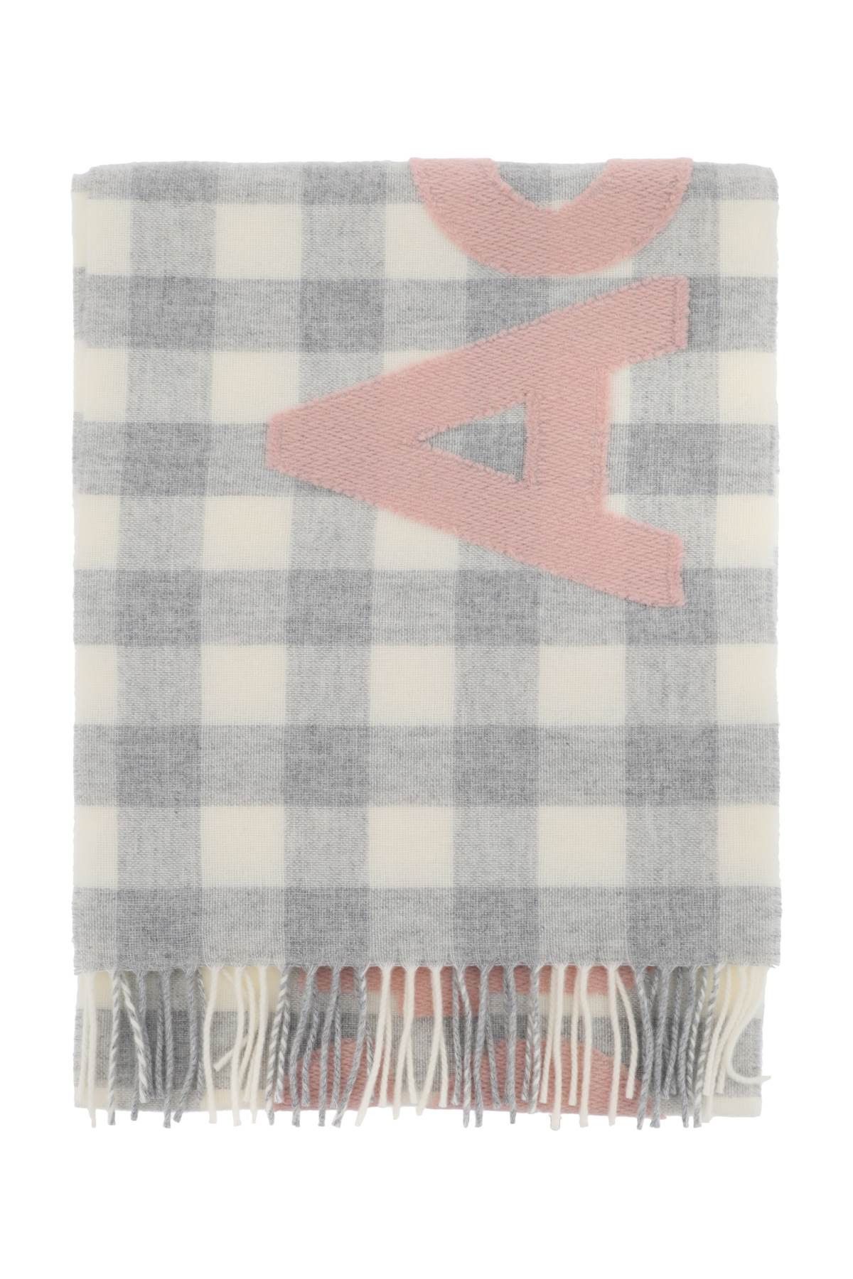 Acne Studios Acne Studios "Checked Scarf With Logo Pattern" | Grailed