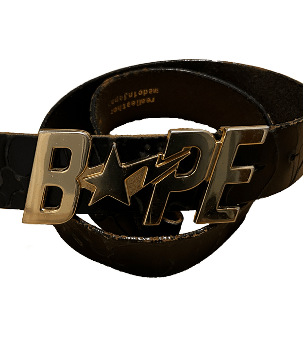 Bape Bapesta Leather Belt | Grailed