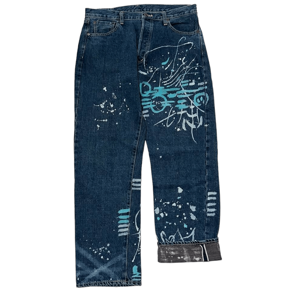 If Six Was Nine Sarcastic Japan Selvedge Paint Splatter Inspired HG ...