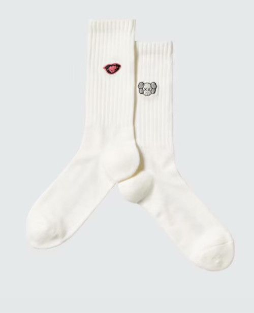 Andy Warhol × Kaws × Streetwear Kaws x Warhol Socks - White - Single ...