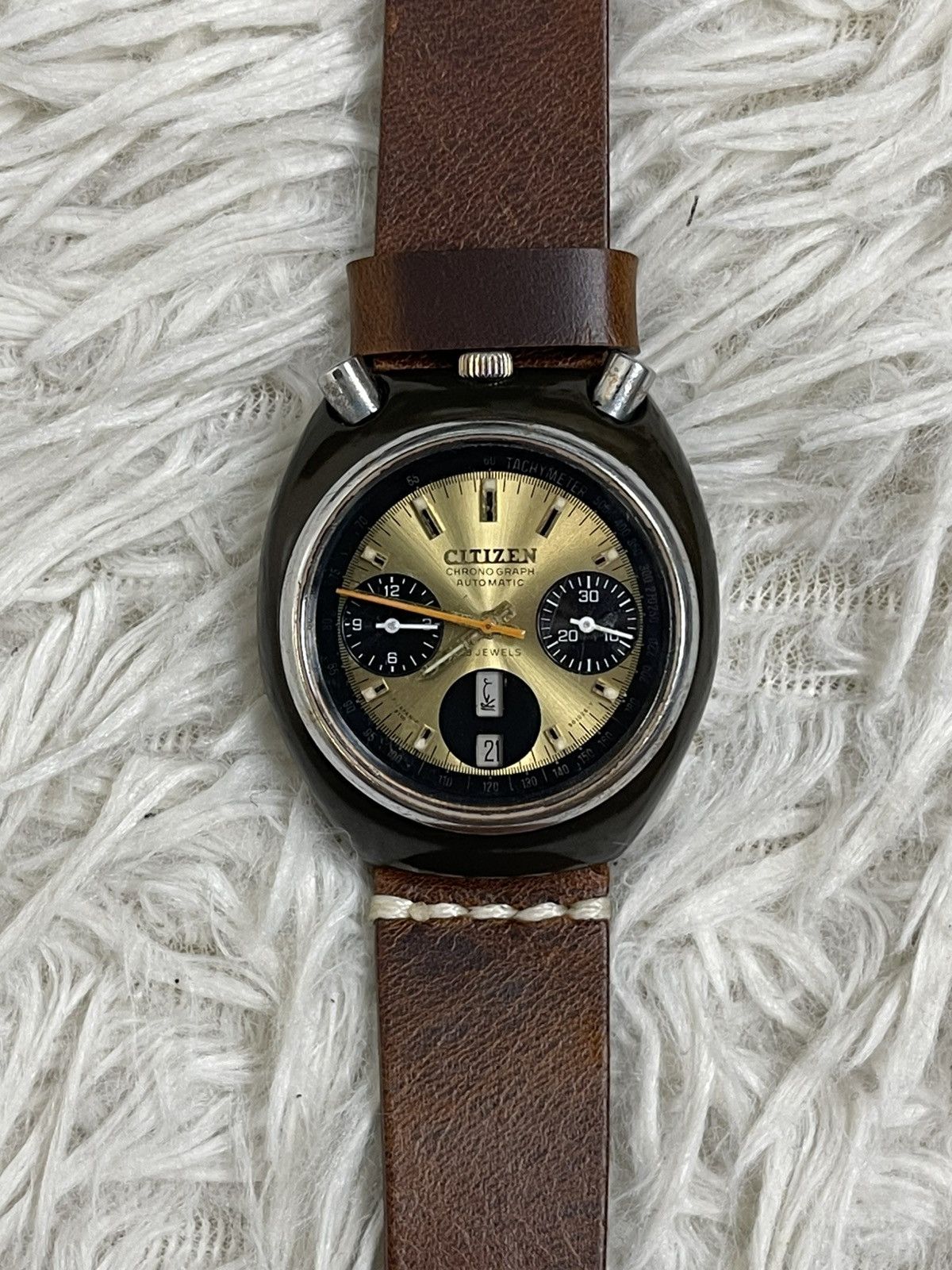 Citizen 🔥VINTAGE CITIZEN BULLHEAD CHRONOGRAPH AUTOMATIC 8110A | Grailed