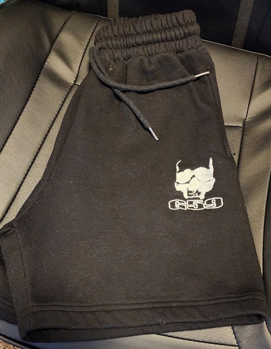 Pouya & $uicideboy$ Merch G59 LOGO FLEECE SHORT x BLACK | Grailed