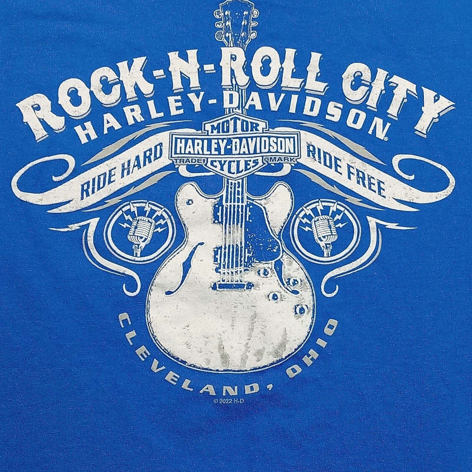 Harley Davidson Harley Davidson Rock N Roll City T-Shirt S Men's Ride ...