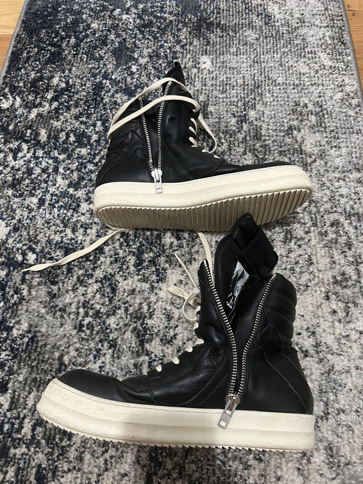 Rick Owens Geobaskets | Grailed