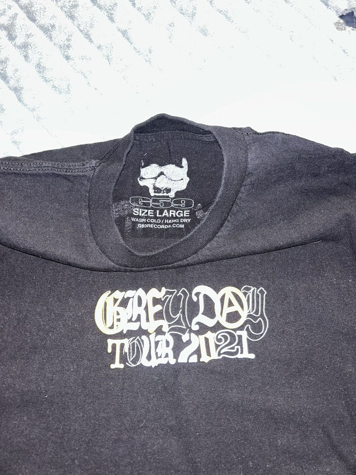 G59 Records 2021 Grey Day tour tee | Grailed