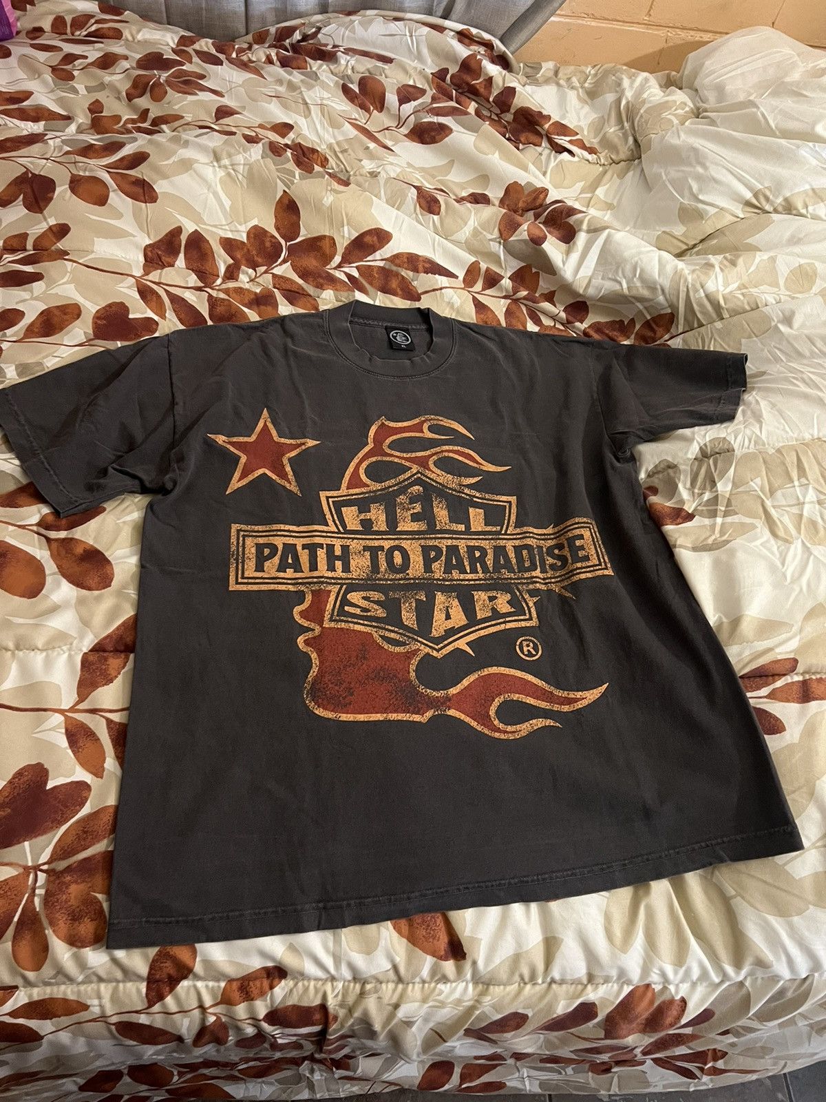 HELLSTAR Hellstar path to paradise biker tour t shirt | Grailed