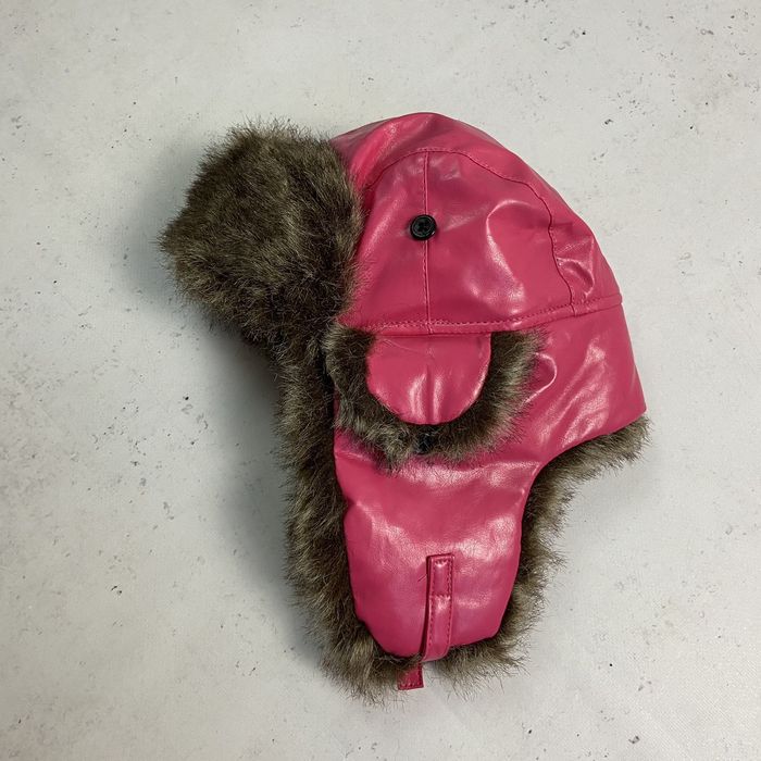 Vintage Vintage Lil Peep Style Pink Hat Ushanka Mohair Fuzzy Y2K | Grailed