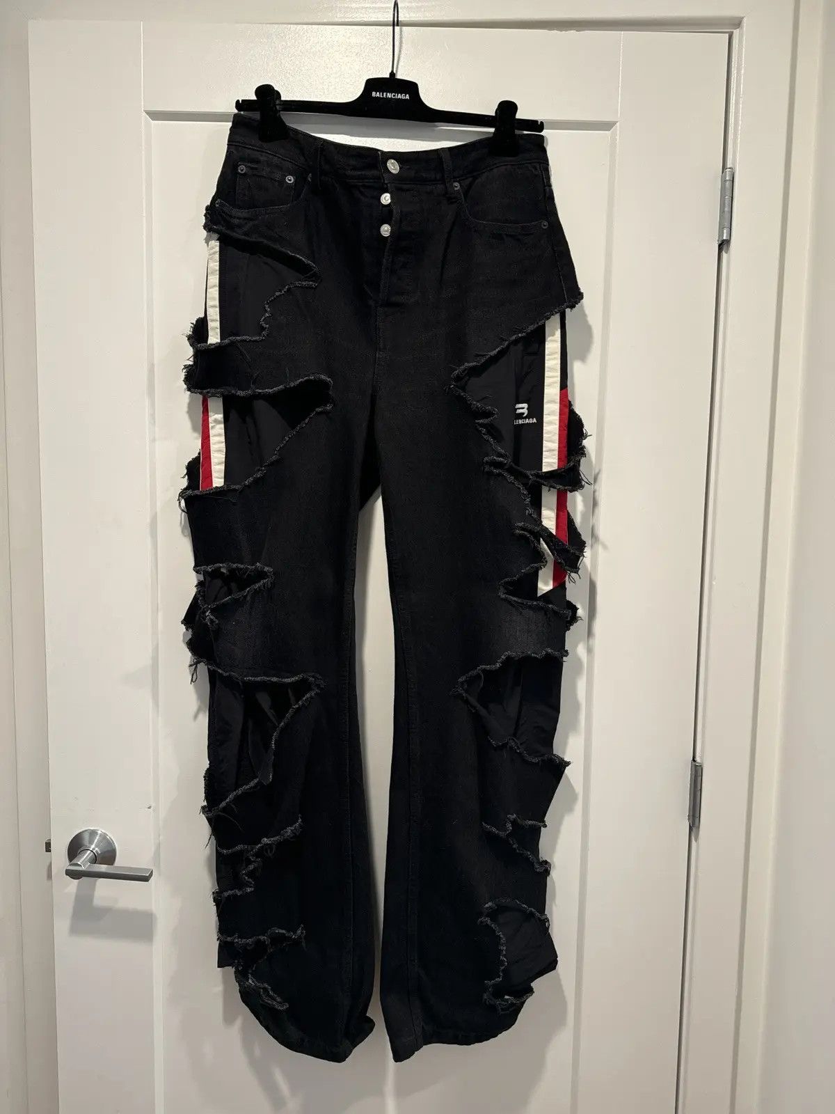Balenciaga Balenciaga Slashed Denim | Grailed