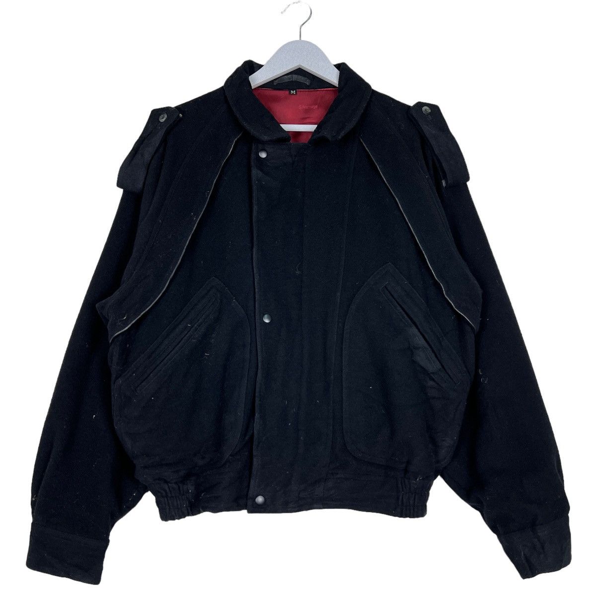 Japanese Brand 🔥 Vintage Silverridge Wool Police Bomber Jacket | Grailed