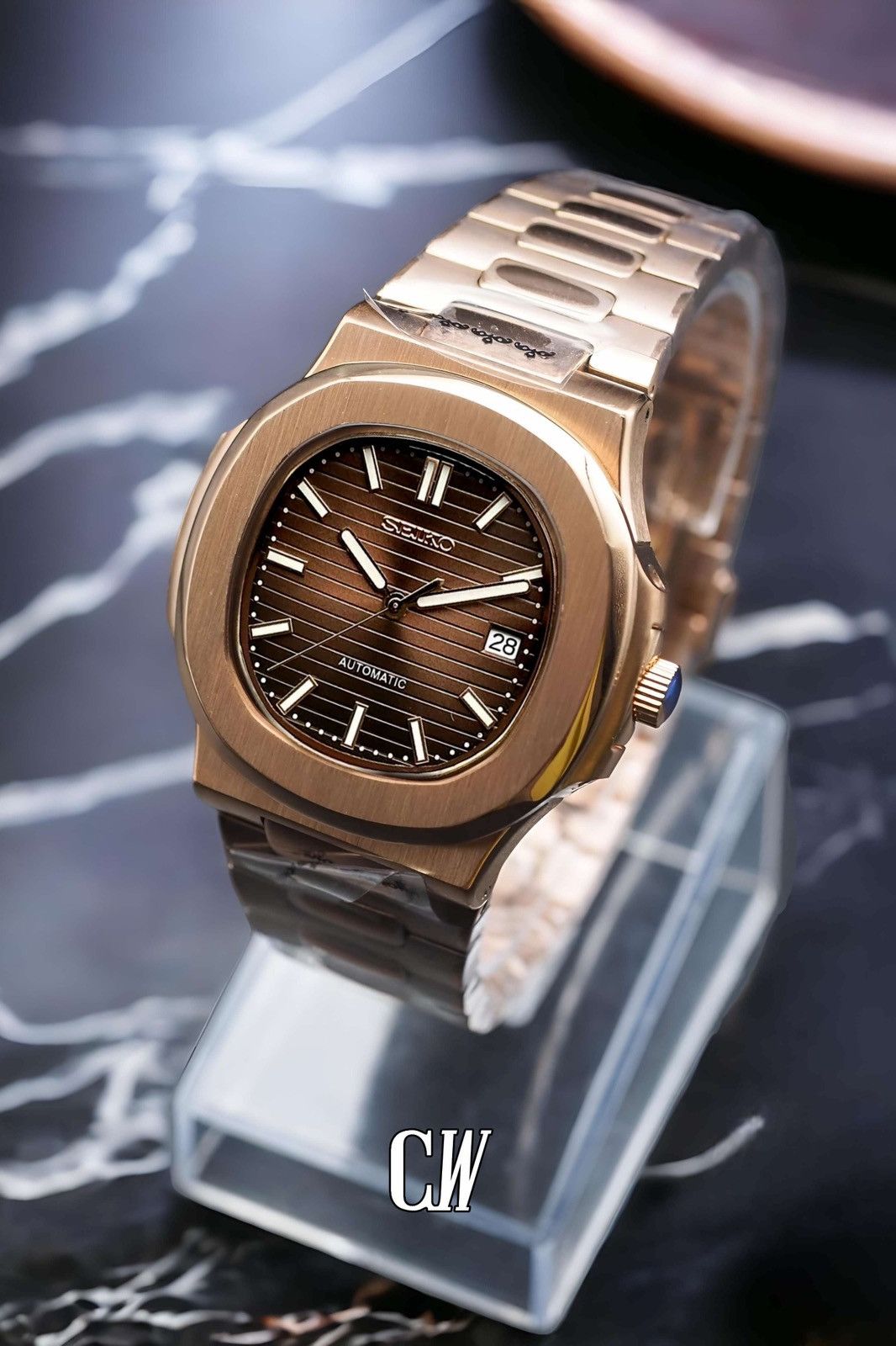 Seiko Seikonautilus luxury custom “nautilus” watch | Grailed