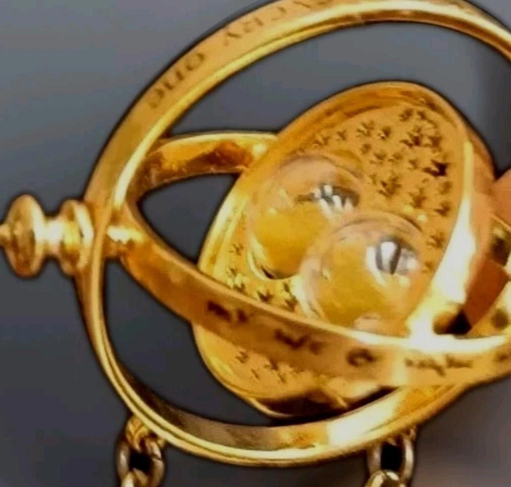 Designer Harry Potter Rotating Time Turner with Hourglass Necklace ...