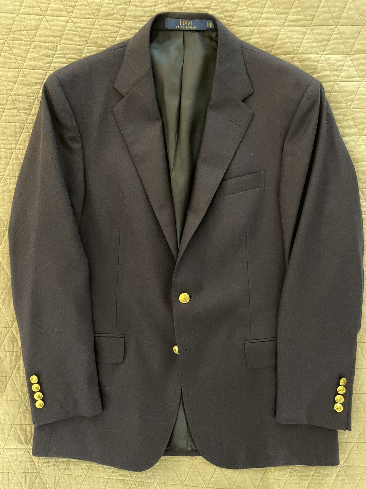 Polo Ralph Lauren The Iconic Doeskin Navy Wool Blazer | Grailed