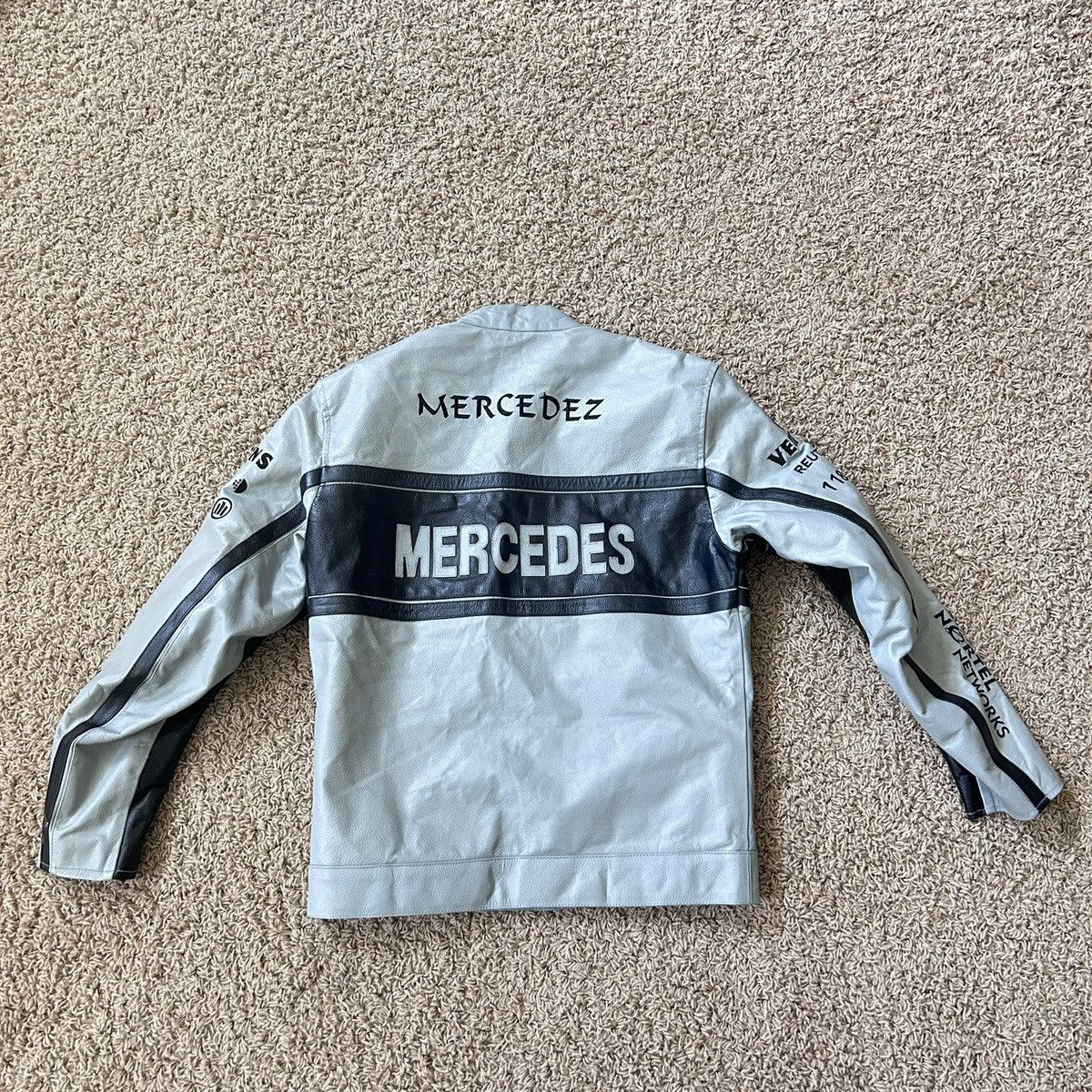 Mercedes Benz × Racing × Vintage Leather Mercedes Racing Jacket | Grailed
