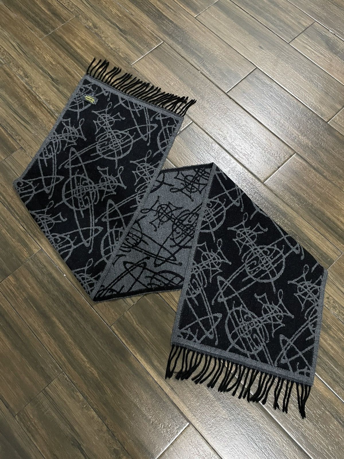 Vivienne Westwood Vivienne Westwood Graffiti Orb Monogram Scaves | Grailed