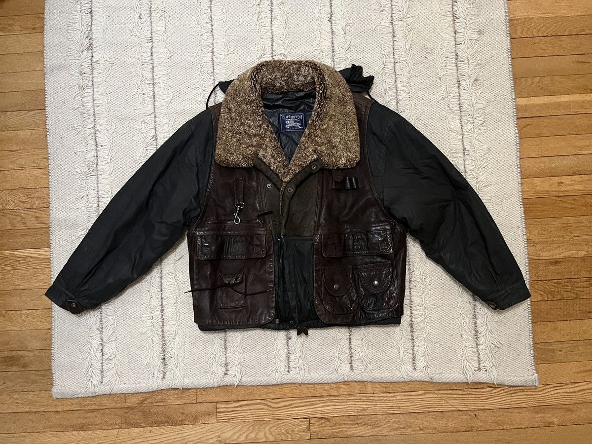 Burberry Burberry Shearling Hunting Jacket | Grailed