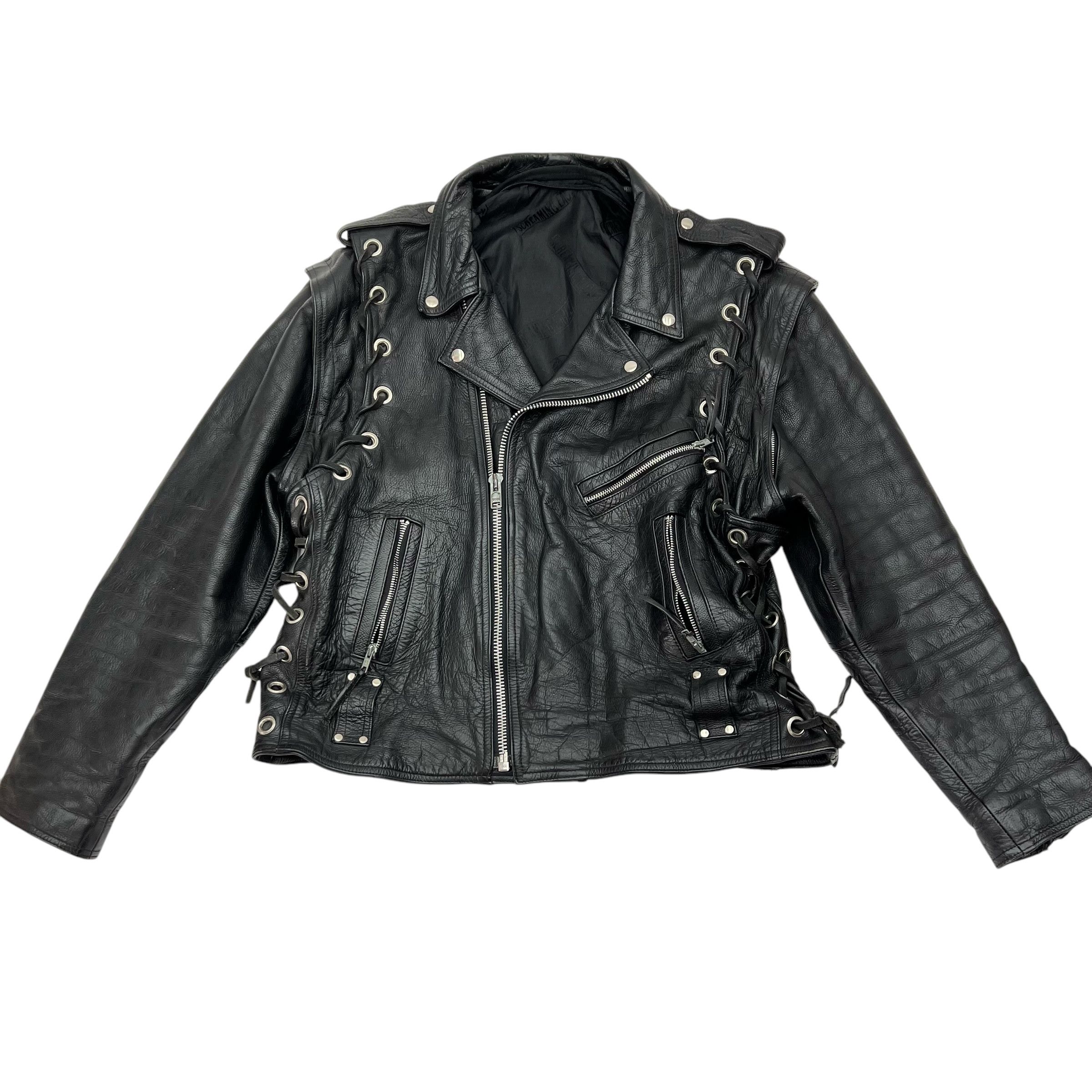 Harley Davidson × Leather Jacket × Vintage Harley Davidson Screaming ...
