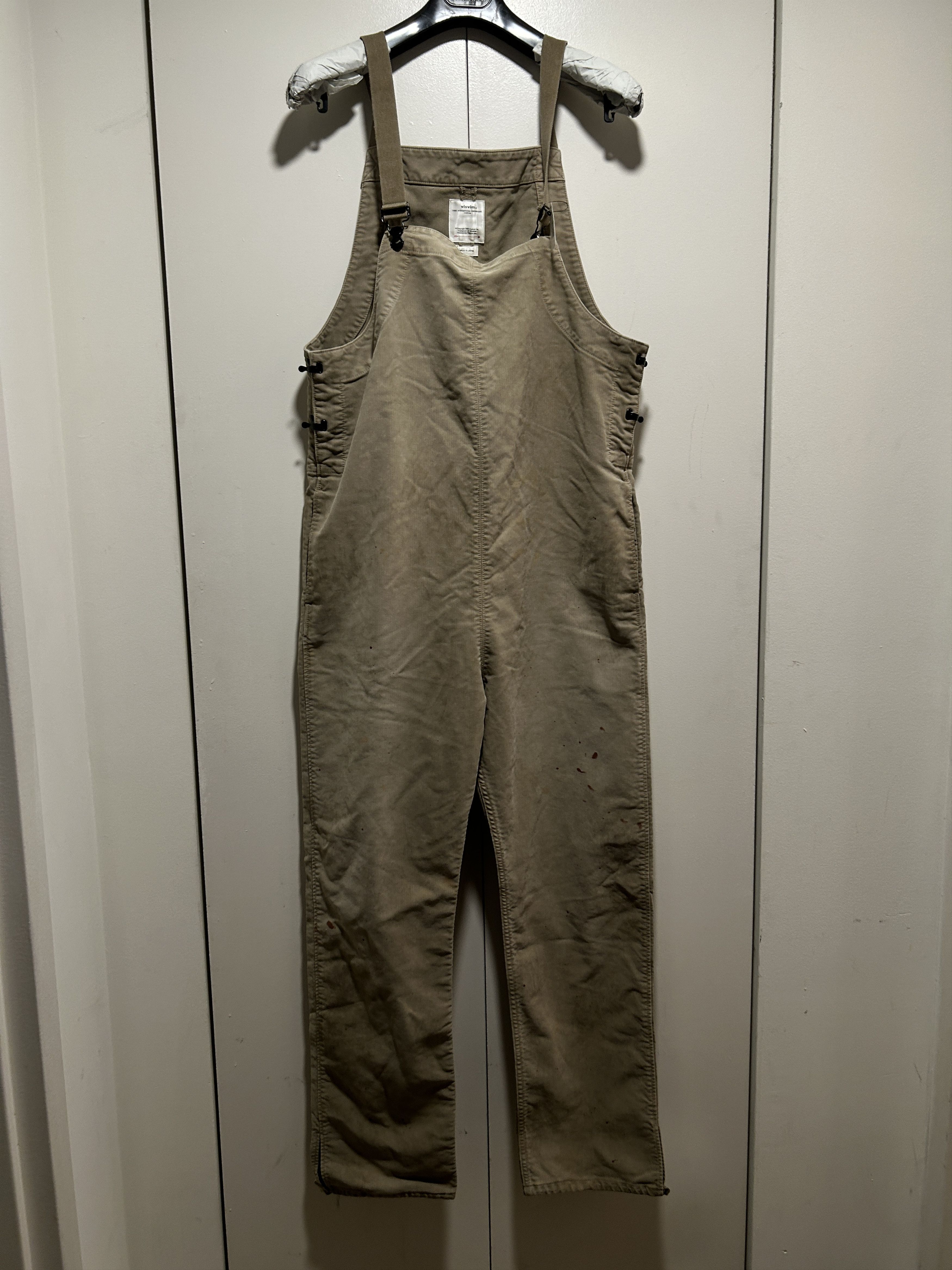Visvim Visvim overalls g cord paint splatter | Grailed