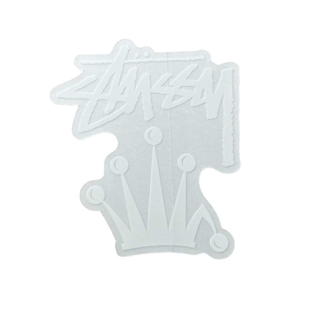 Stussy Stüssy Bent Crown Original Logo Sticker | Grailed